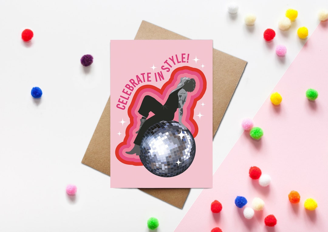 Harry Styles Birthday Card Celebrate in Style One Direction Love on ...