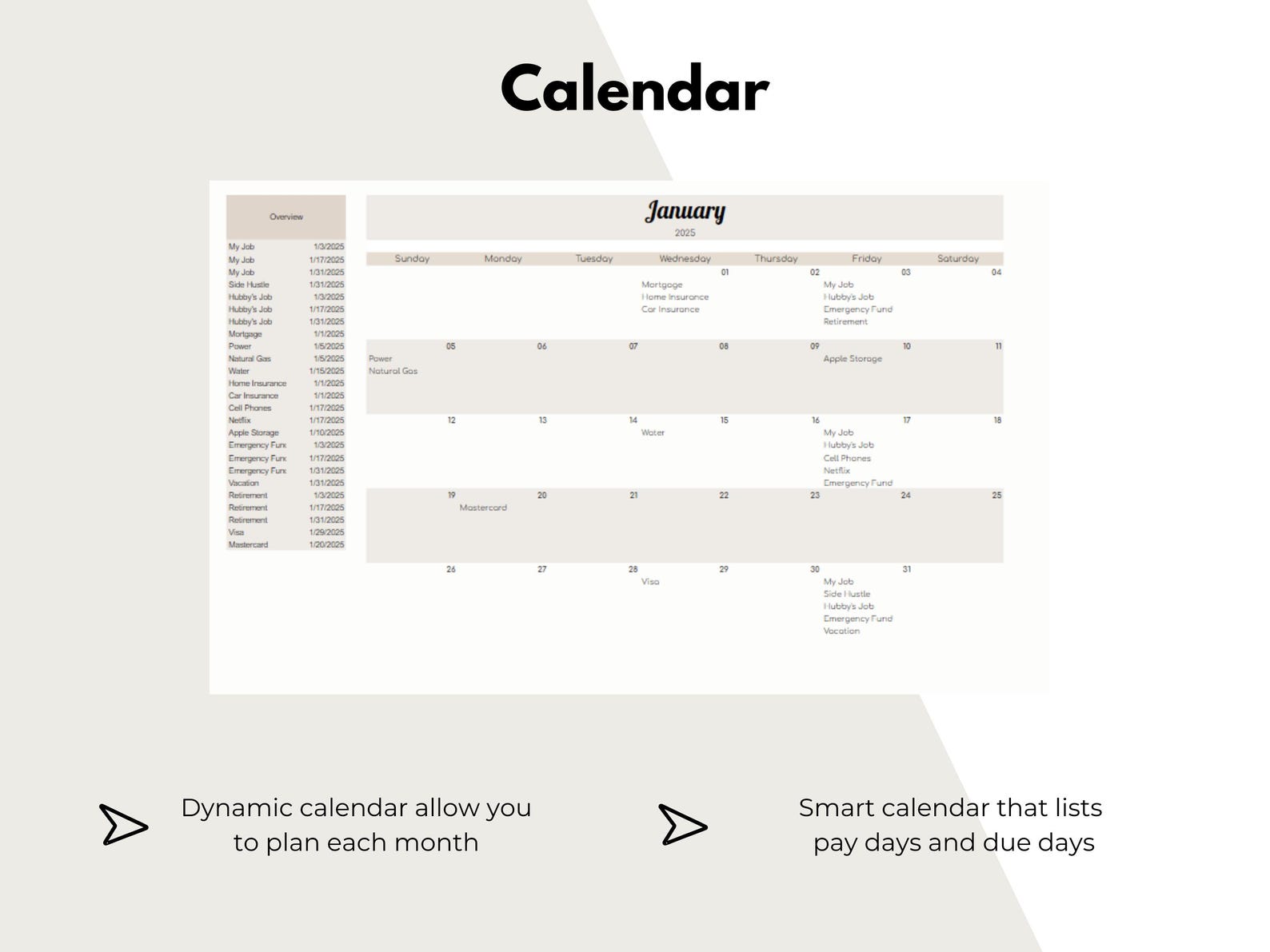 Ultimate Family Neutral Budget Spreadsheet, Annual Financial Planner ...
