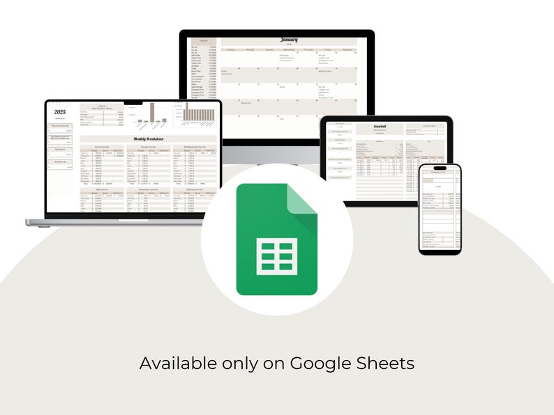 Ultimate Family Neutral Budget Spreadsheet, Annual Financial Planner ...