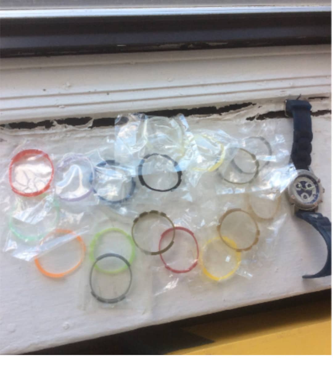 Faconnable Watch Rims Rubber Jelly Colored Rims for - Etsy