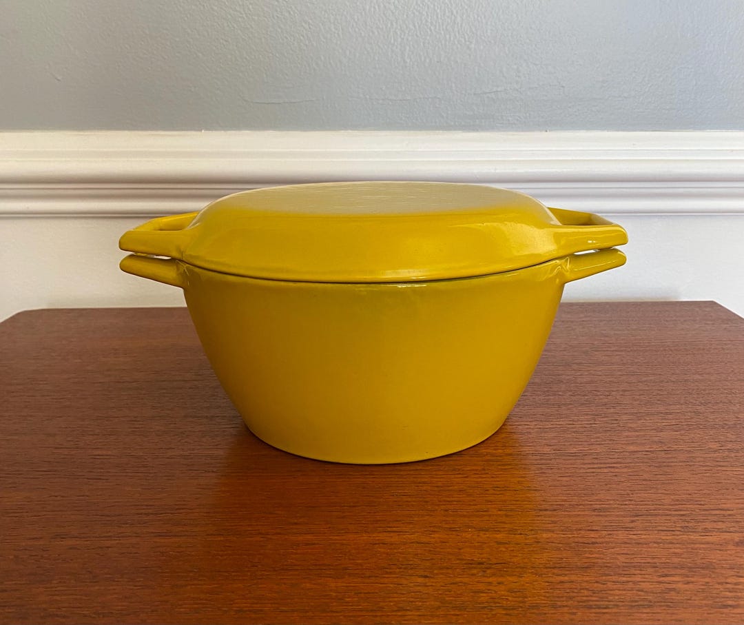 Vintage Copco D2 Enamel Cast Iron Dutch Oven - Made in Denmark - Etsy