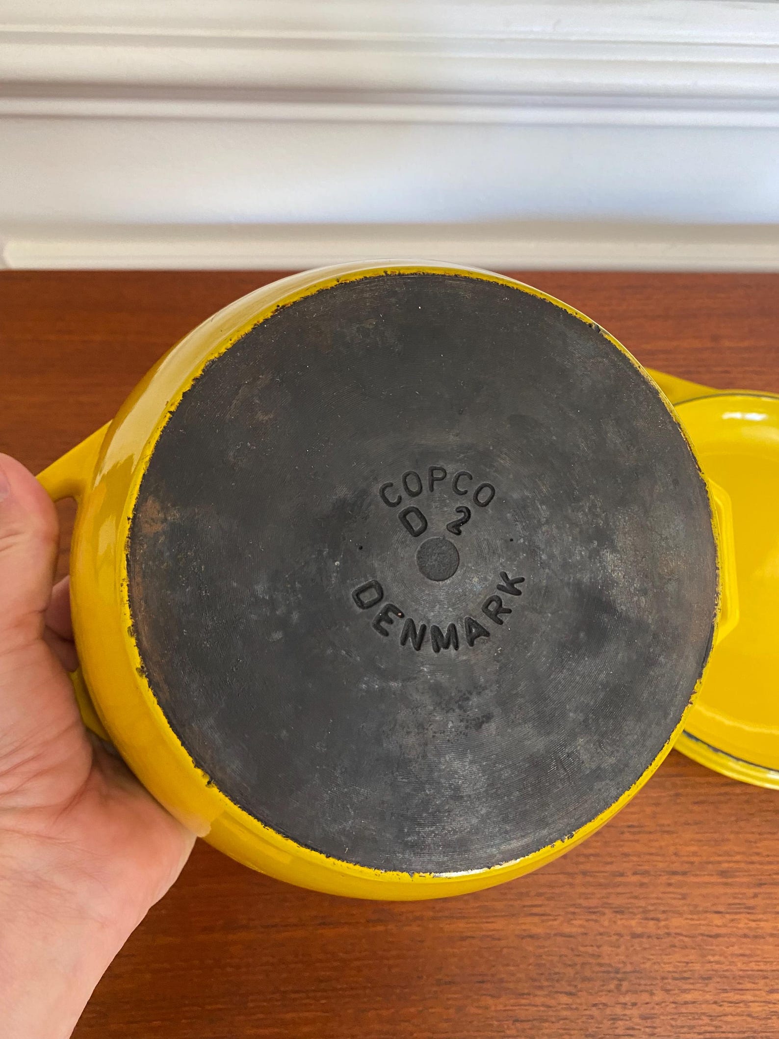 Vintage Copco D2 Enamel Cast Iron Dutch Oven - Made in Denmark - Etsy