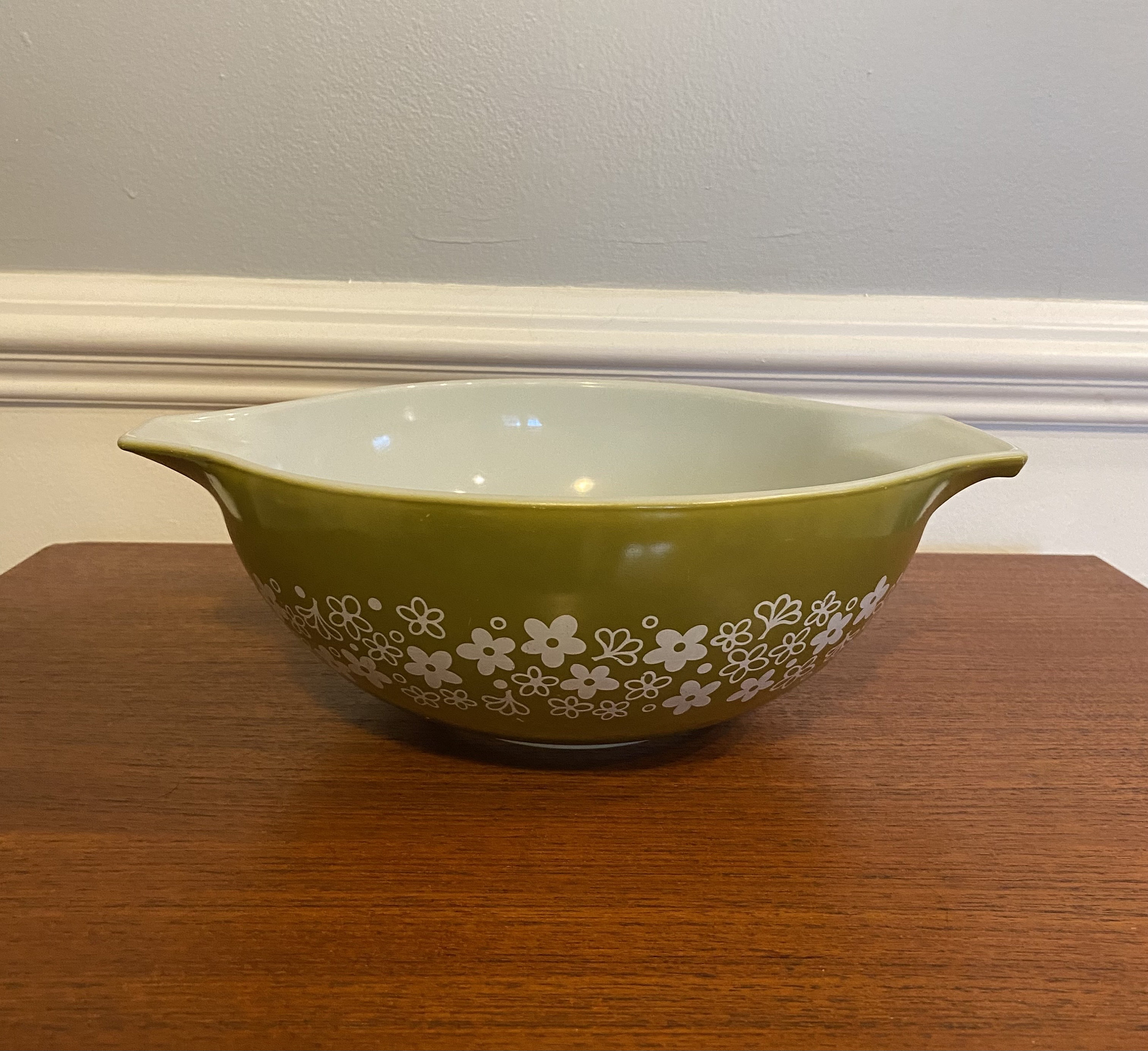 Vintage Spring Blossom Pyrex Cinderella Mixing Bowl Set of 4 441 442 ...