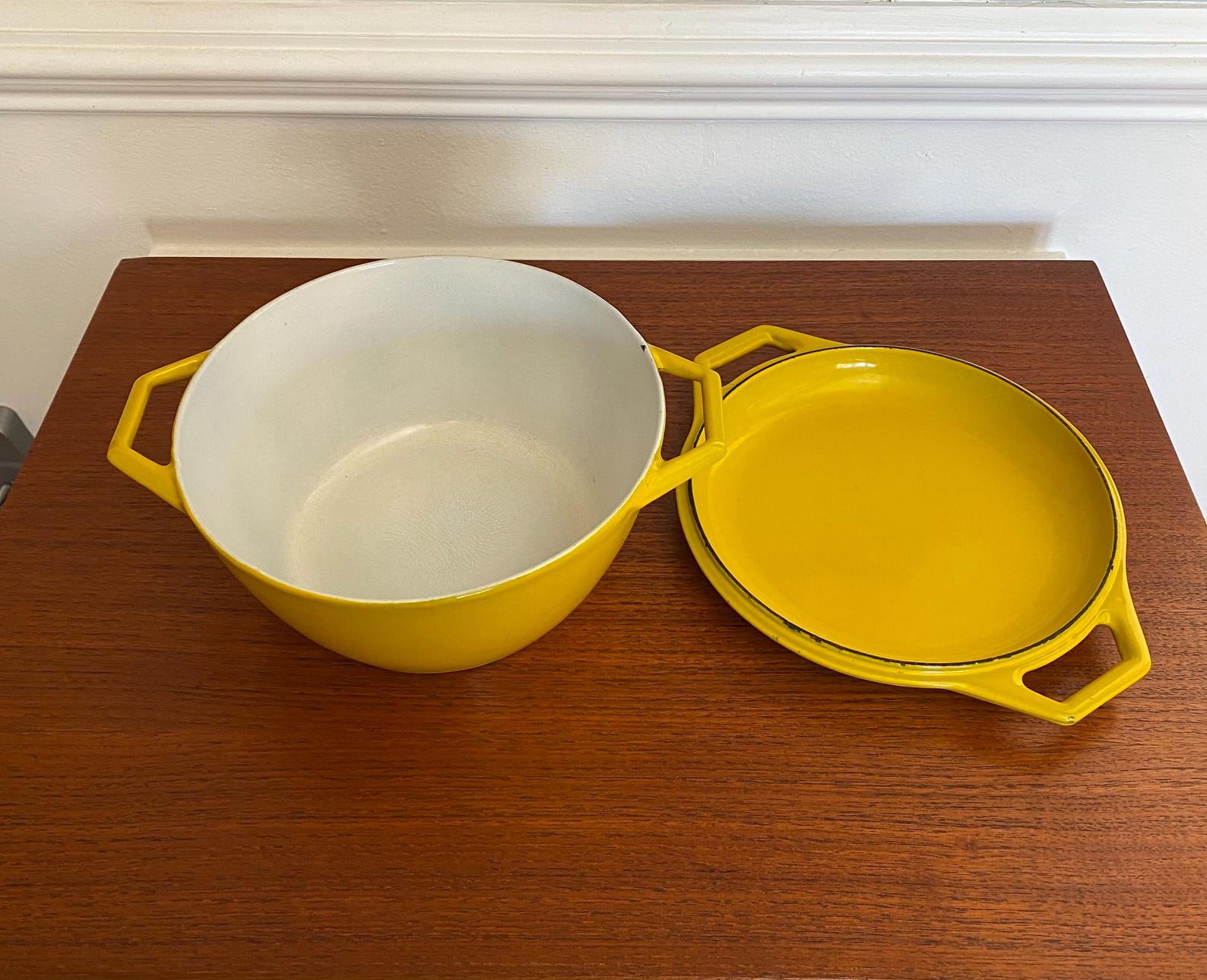 Vintage Copco D2 Enamel Cast Iron Dutch Oven - Made in Denmark - Etsy
