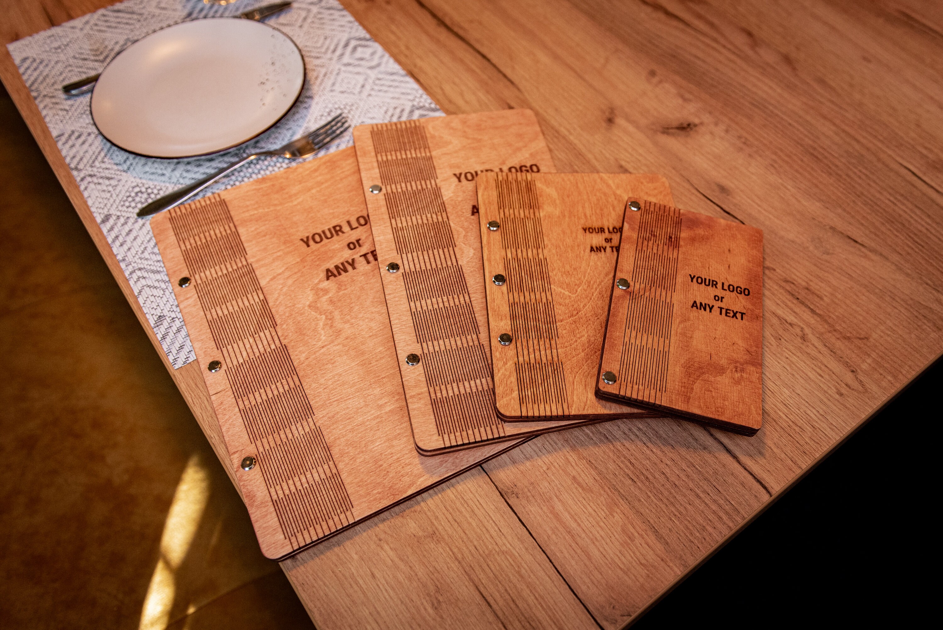 Engraved Menu Holder, Restaurant Menu Cover, Custom Restaurant Menu ...