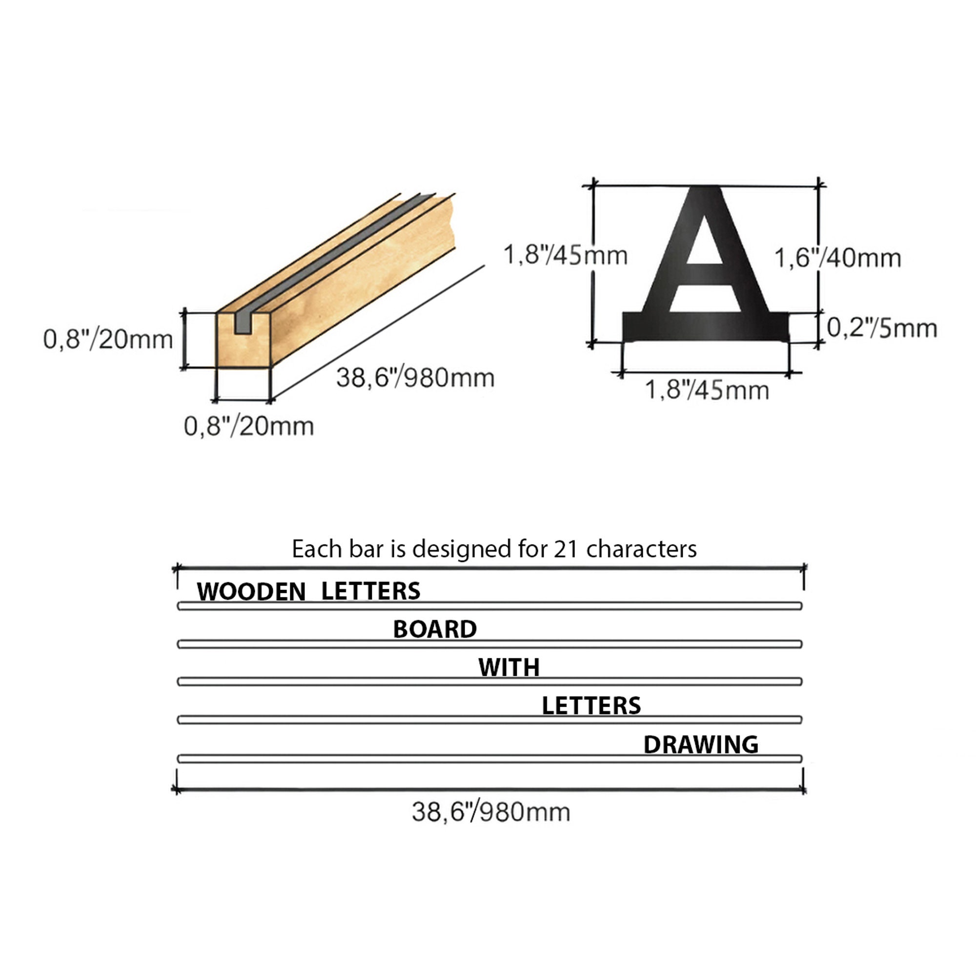 Menu Board Wall Menu Changeable Letter Board Oak Menu - Etsy