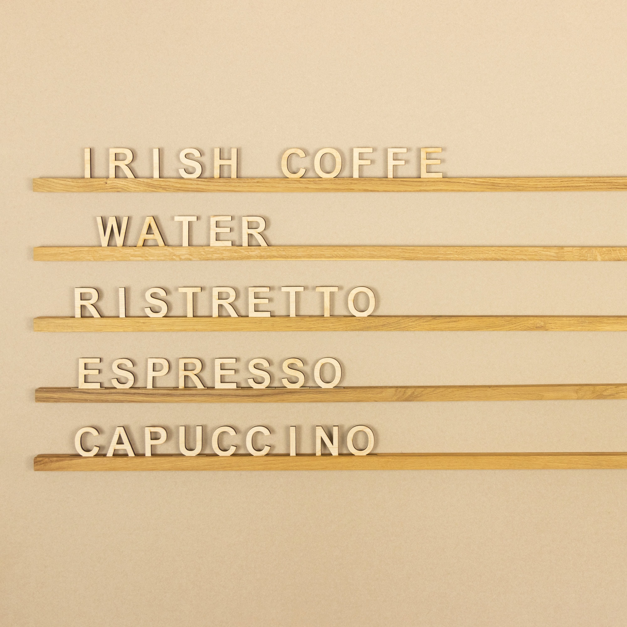 Letter Board, Message Board, Personalized Wall Menu, Wall Mounted Menu ...