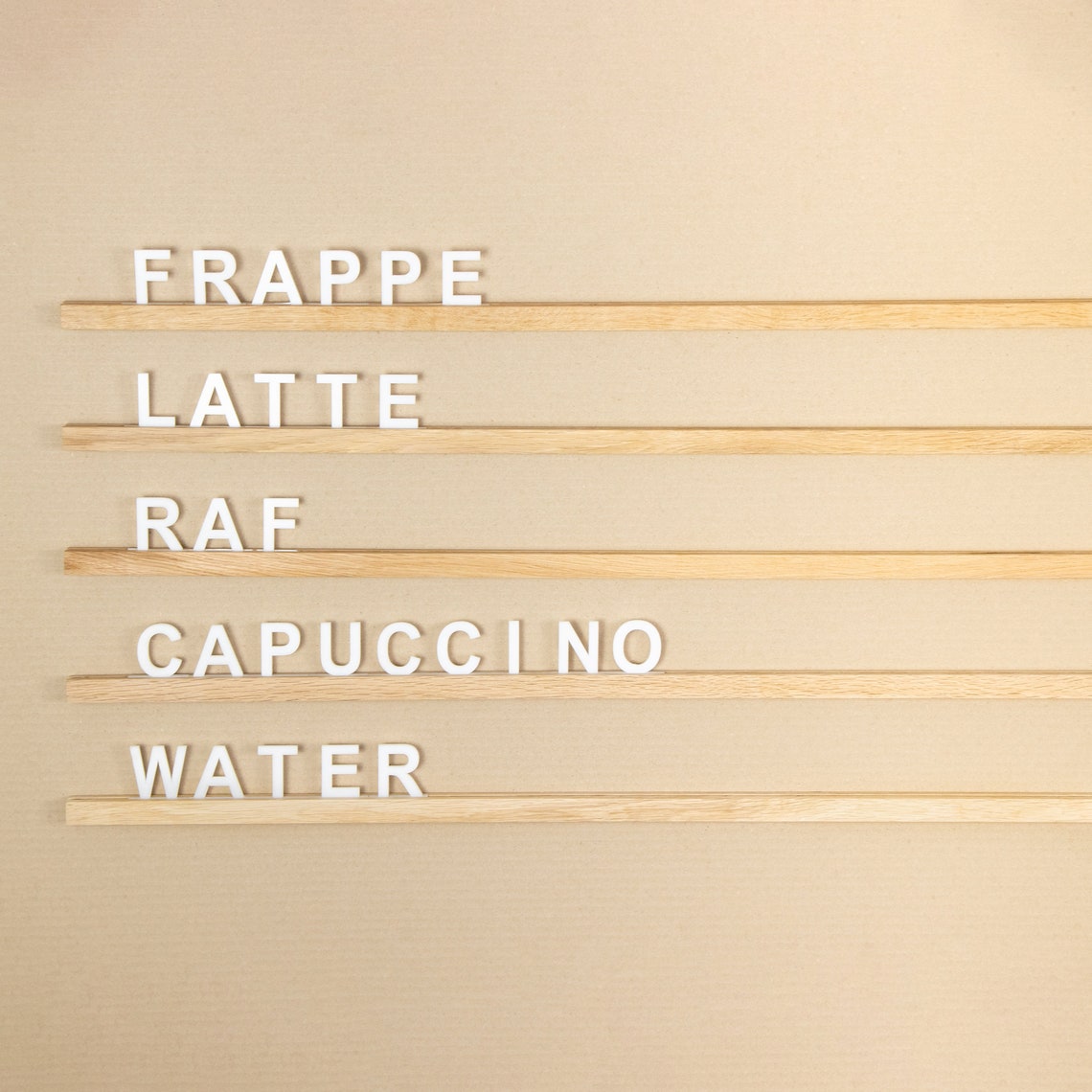 Message Board With Numbers Wood Wall Menu Board Cafe Menu - Etsy