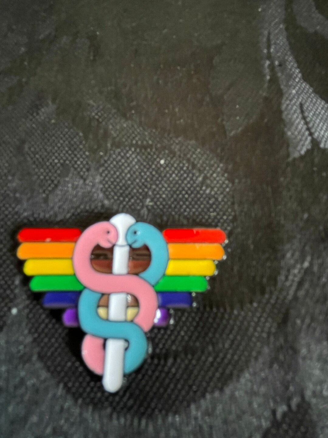 Pride Plus Snakes Pin Badge - Etsy