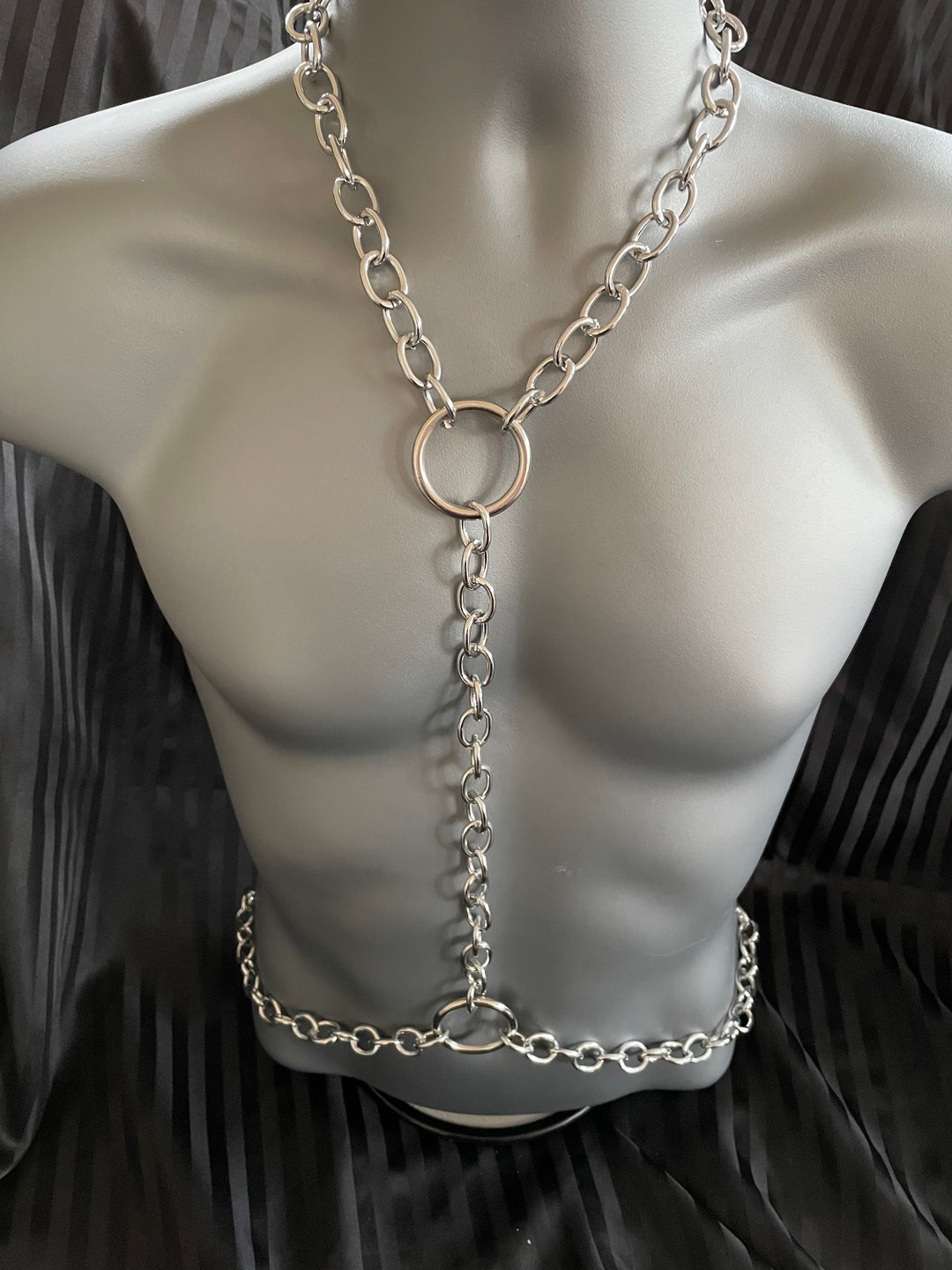 Gents Silver Chainwear or Can Be Female Plus Size - Etsy