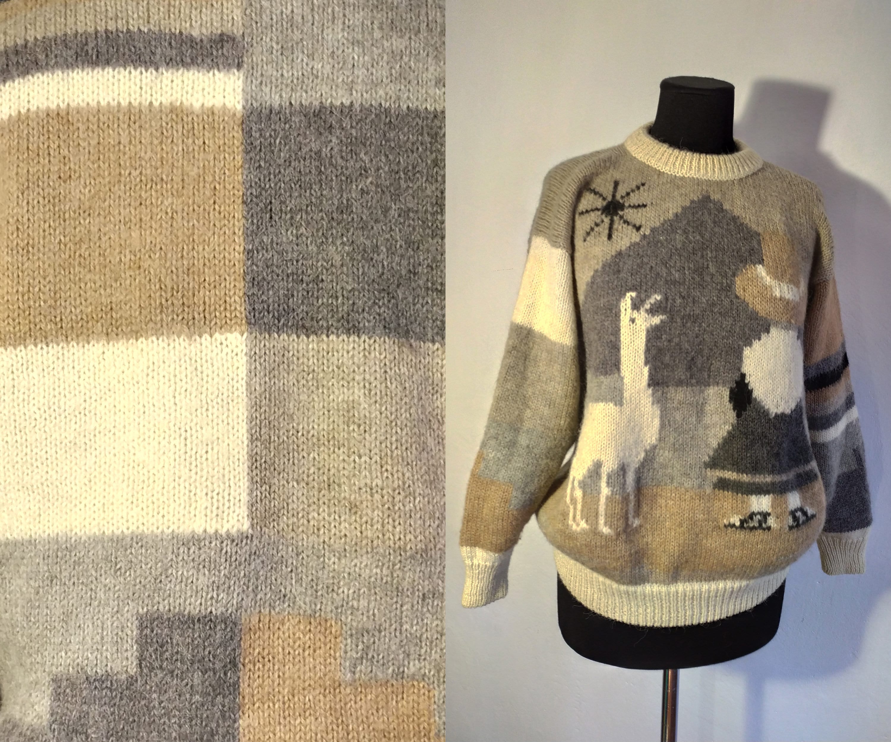 Peru Alpaca Wool Sweater/peruvian Knit Sweater/alpaca Pattern - Etsy