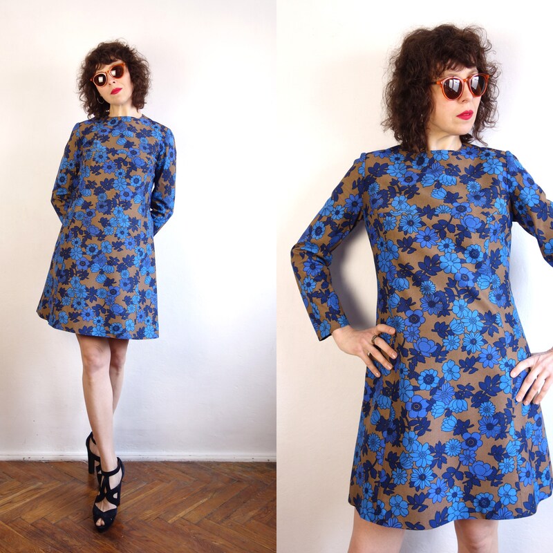 60s Boho Dress - Etsy