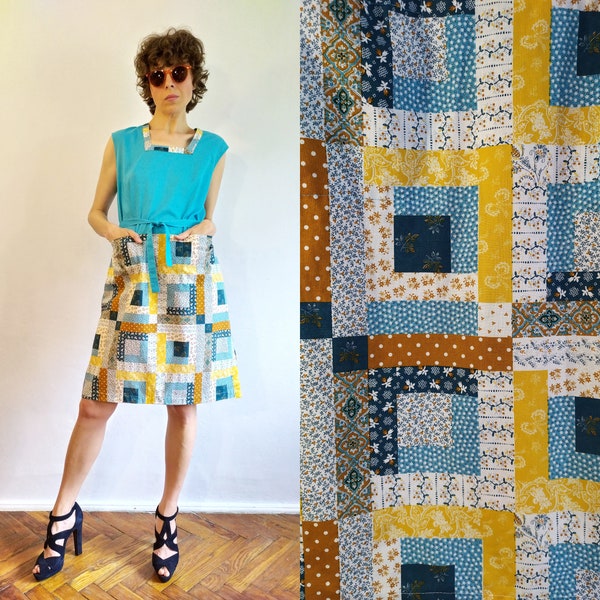 Patchwork Dress - Etsy