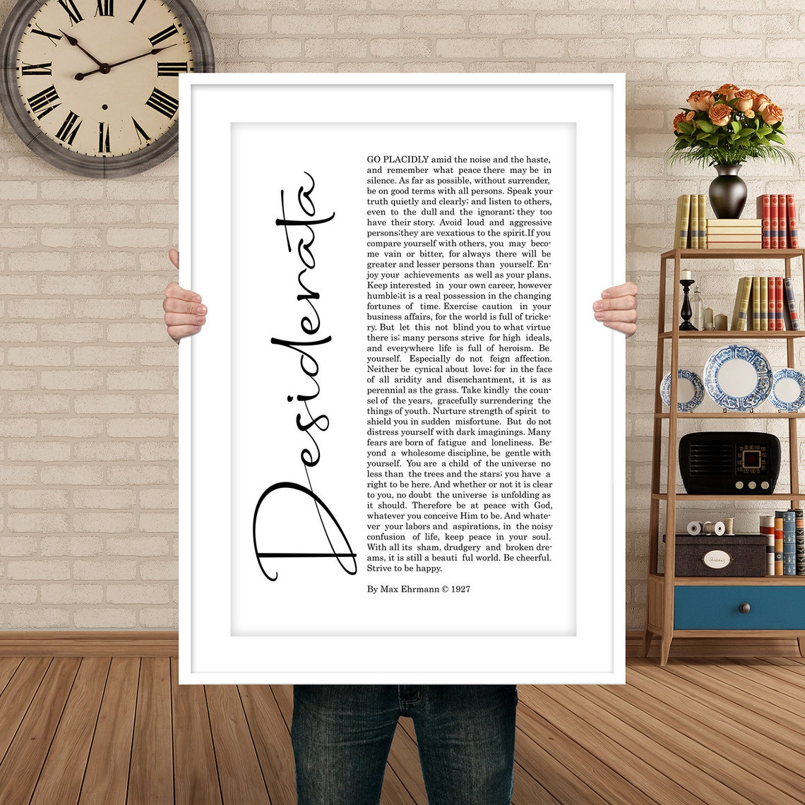 Desiderata Printable Desiderata Inspirational Poems Max - Etsy