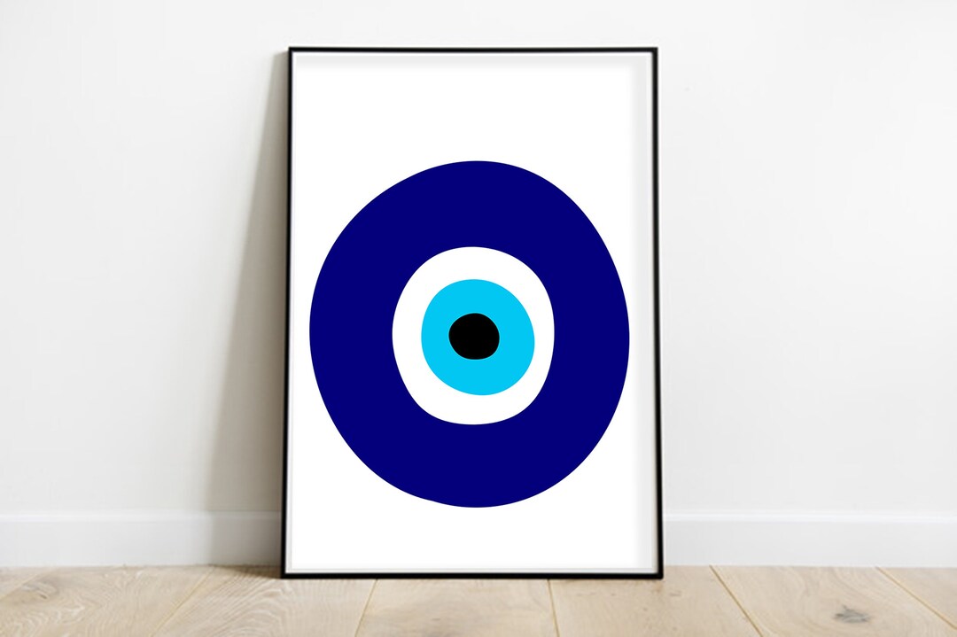 Evil Eye Print, Karma Print, Protection Talisman, Evil Eye Wall Art ...