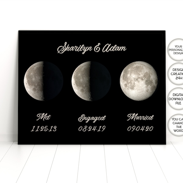 Met Engaged Married - Etsy