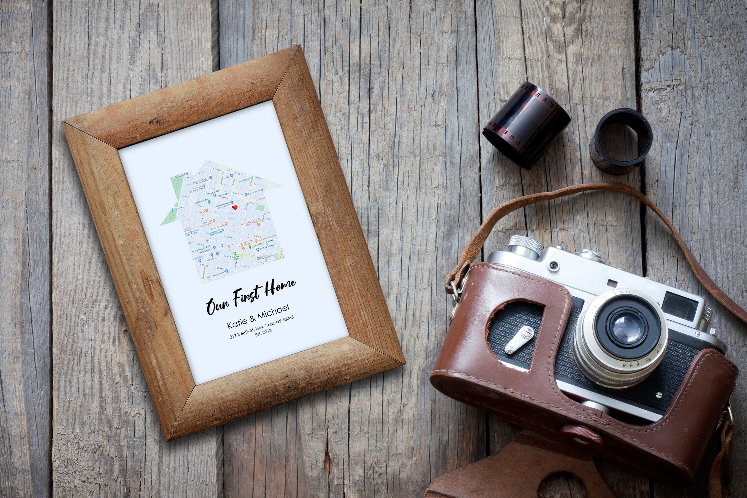 1st Home Map, First Home Map Gifts, Our First Home Map, Our First Home ...