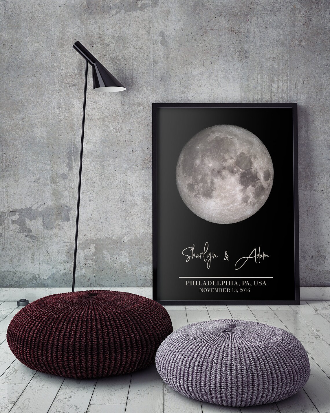 Custom Moon Print Personalized Moon Phase Printkeepsake - Etsy