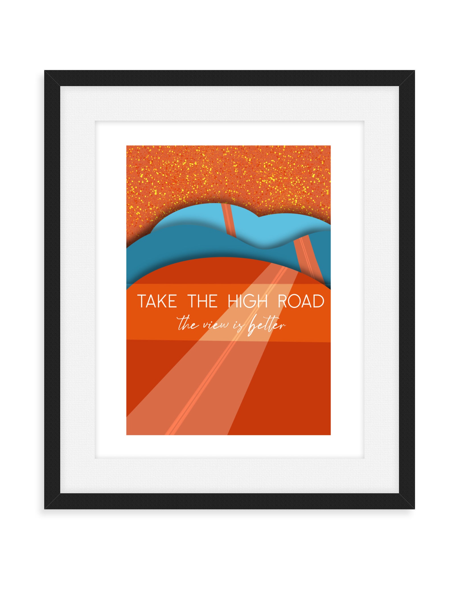High Road Art Print Download - Etsy