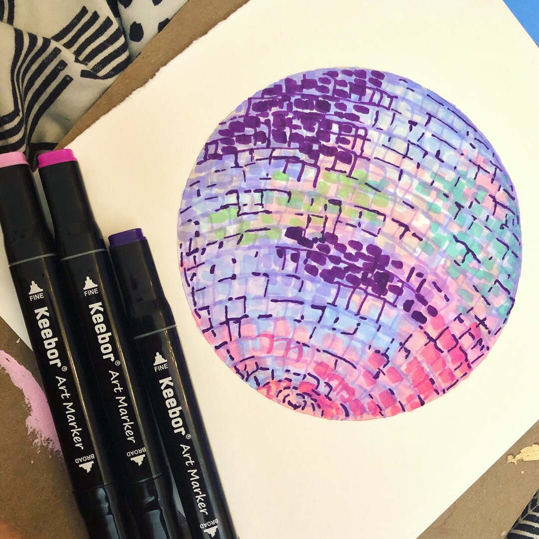 Dancing Queen // Original Marker Illustration - Etsy