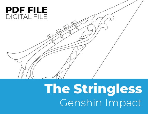 Craft Supplies & Tools Genshin Impact Digital Template The Stringless ...