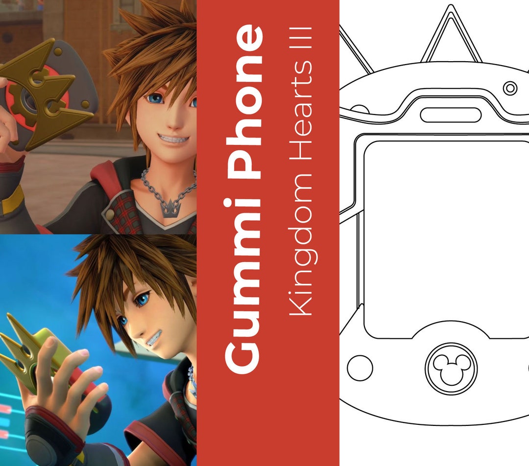Gummi Phone - Kingdom Hearts III - Etsy