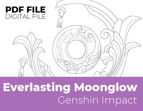 Everlasting Moonglow Genshin Impact | Etsy