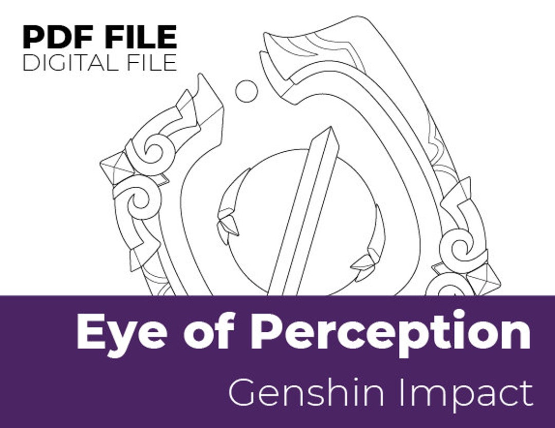 Eye of Perception - Genshin Impact - Etsy