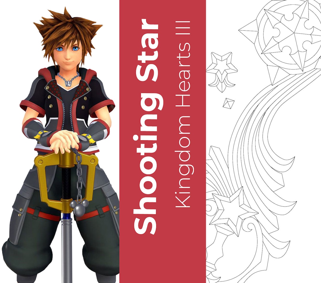 Shooting Star Keyblade - Kingdom Hearts - Etsy