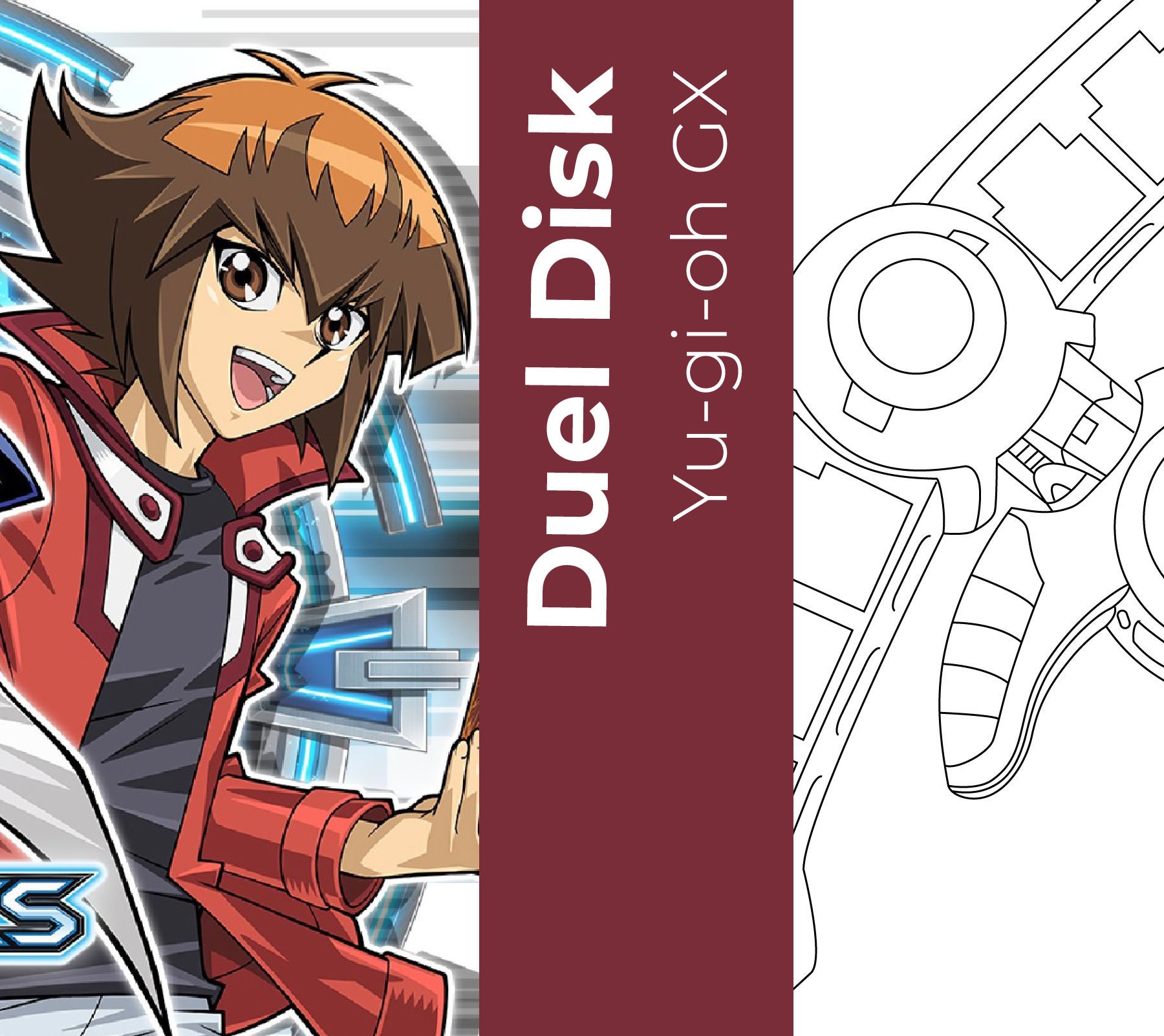 Duel Disk Yu Gi Oh Gx Etsy