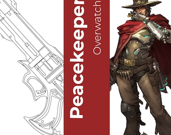 Overwatch Mccree's Revolver (peacekeeper) Pattern - Etsy