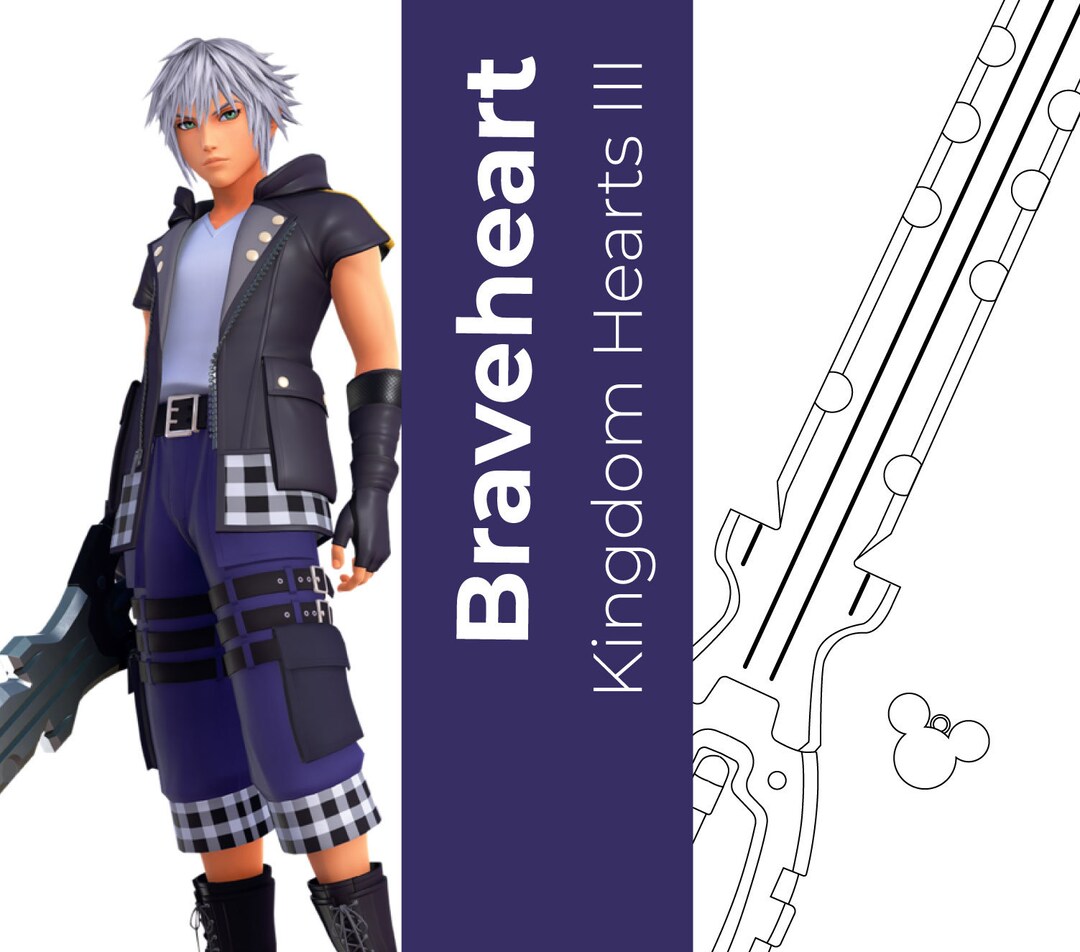 Braveheart Keyblade - KHIII - Etsy