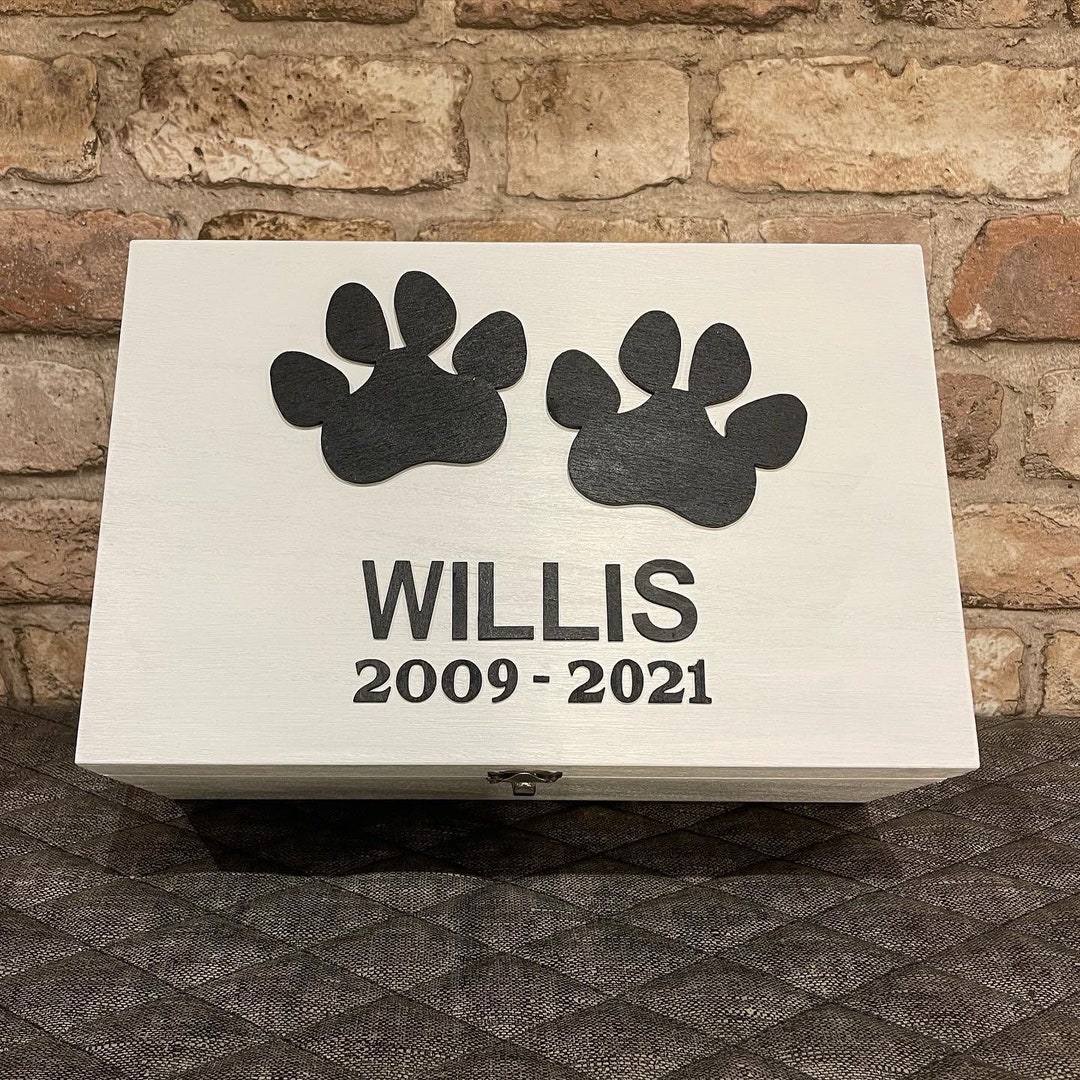Personalised Keepsake / Memory Box Lidded & Hinged for Dogs - Etsy