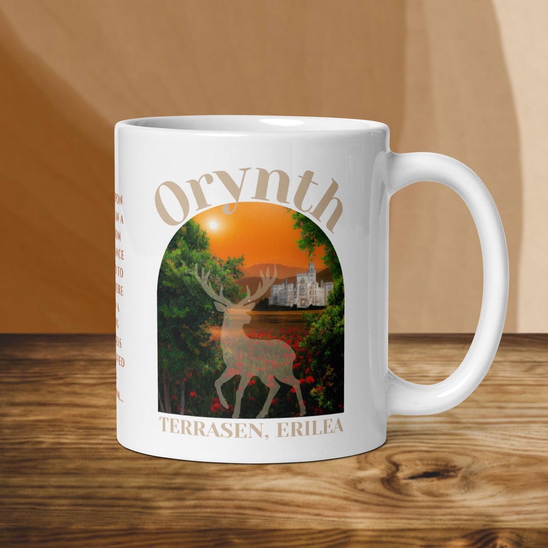 Throne of Glass Terrasen Orynth Erilea Mug, Aelin Galathynius, Rowan ...