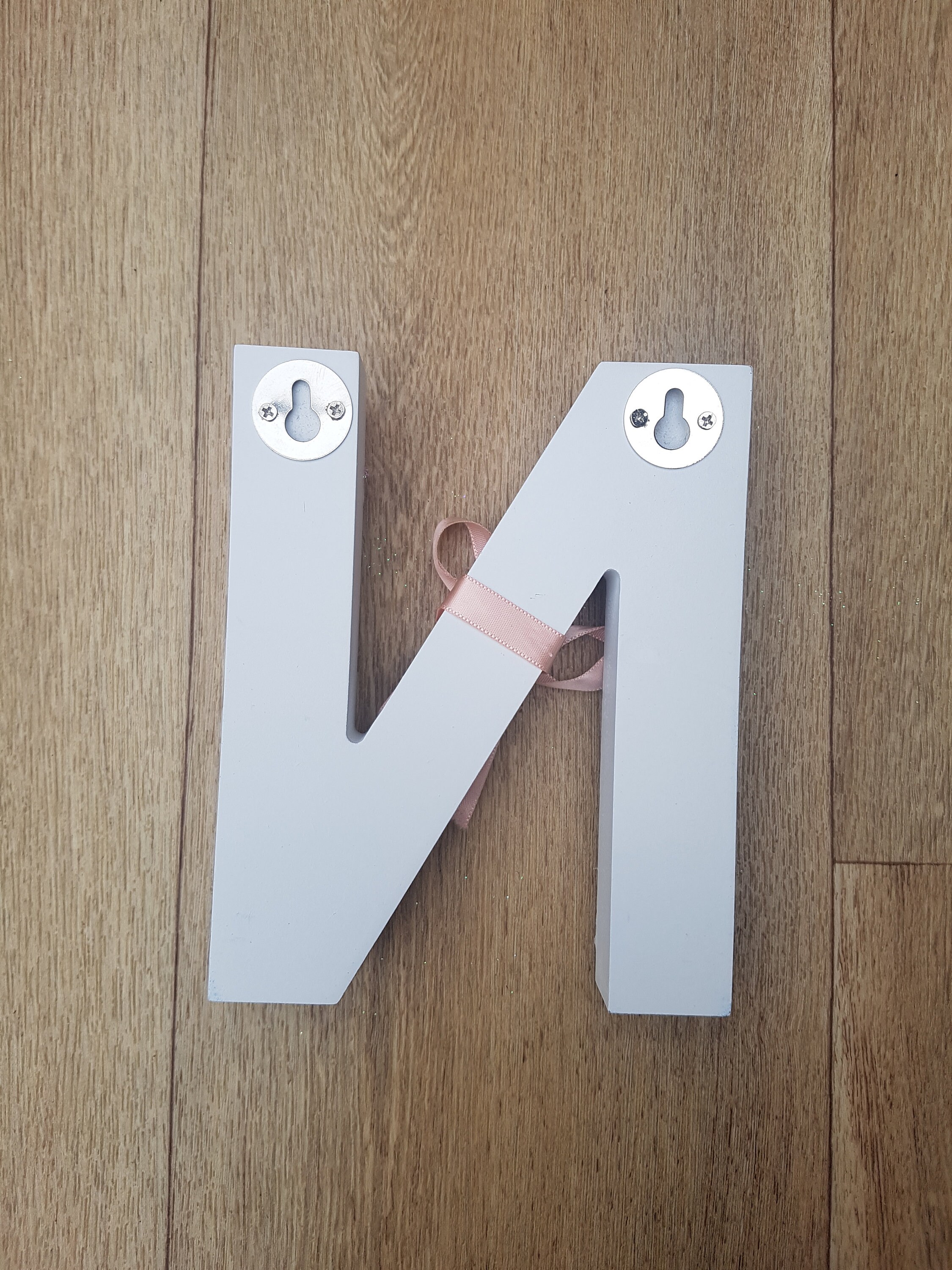 Wooden Initial Letters Nursery Decor Personalised Gift Free - Etsy