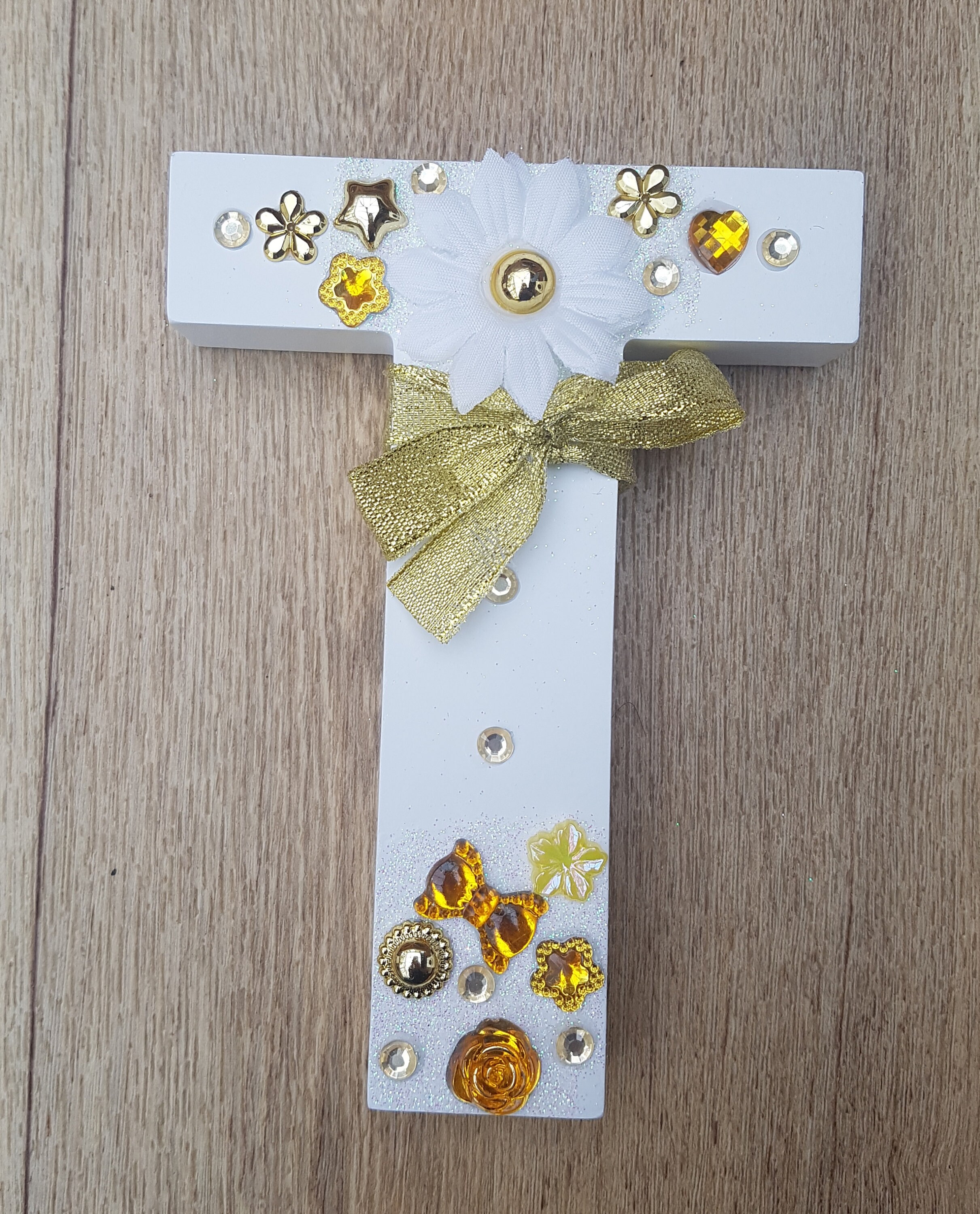 Wooden Initial Letters Nursery Decor Personalised Gift Free - Etsy