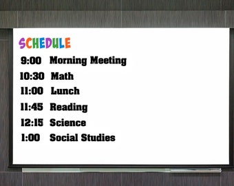 Whiteboard for Classroom - Etsy