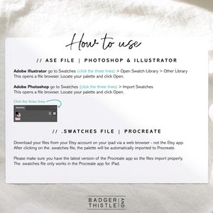 Dusty Blue | Digital Colour Palette Swatches Download | Procreate ...