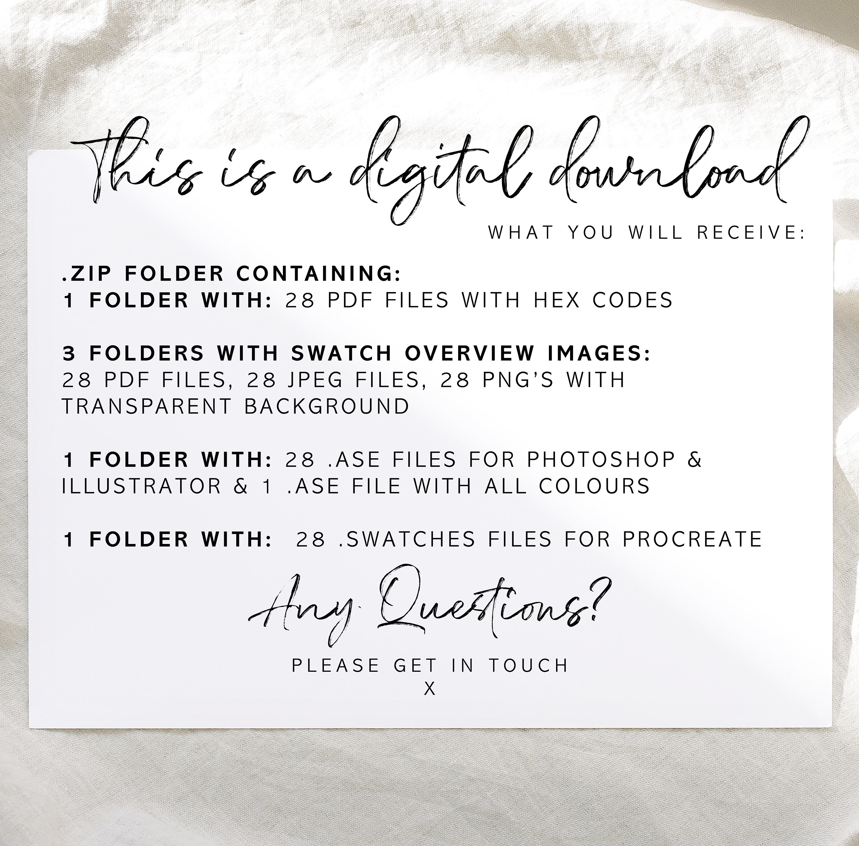 840 Colours MEGA Bundle 1 | Vol.1-7 | 28 Palette Swatches | Procreate ...