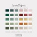 Vol.5 Colour Schemes 1 Digital Colour Palette Swatches Download ...