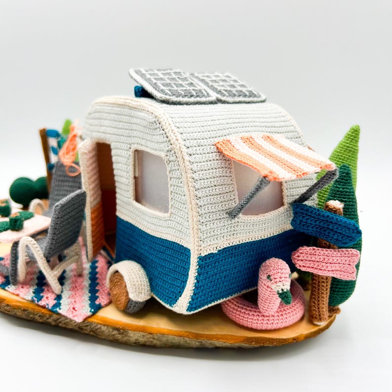 Camping Scene Crochet Pattern in (english Only) - PDF - Etsy