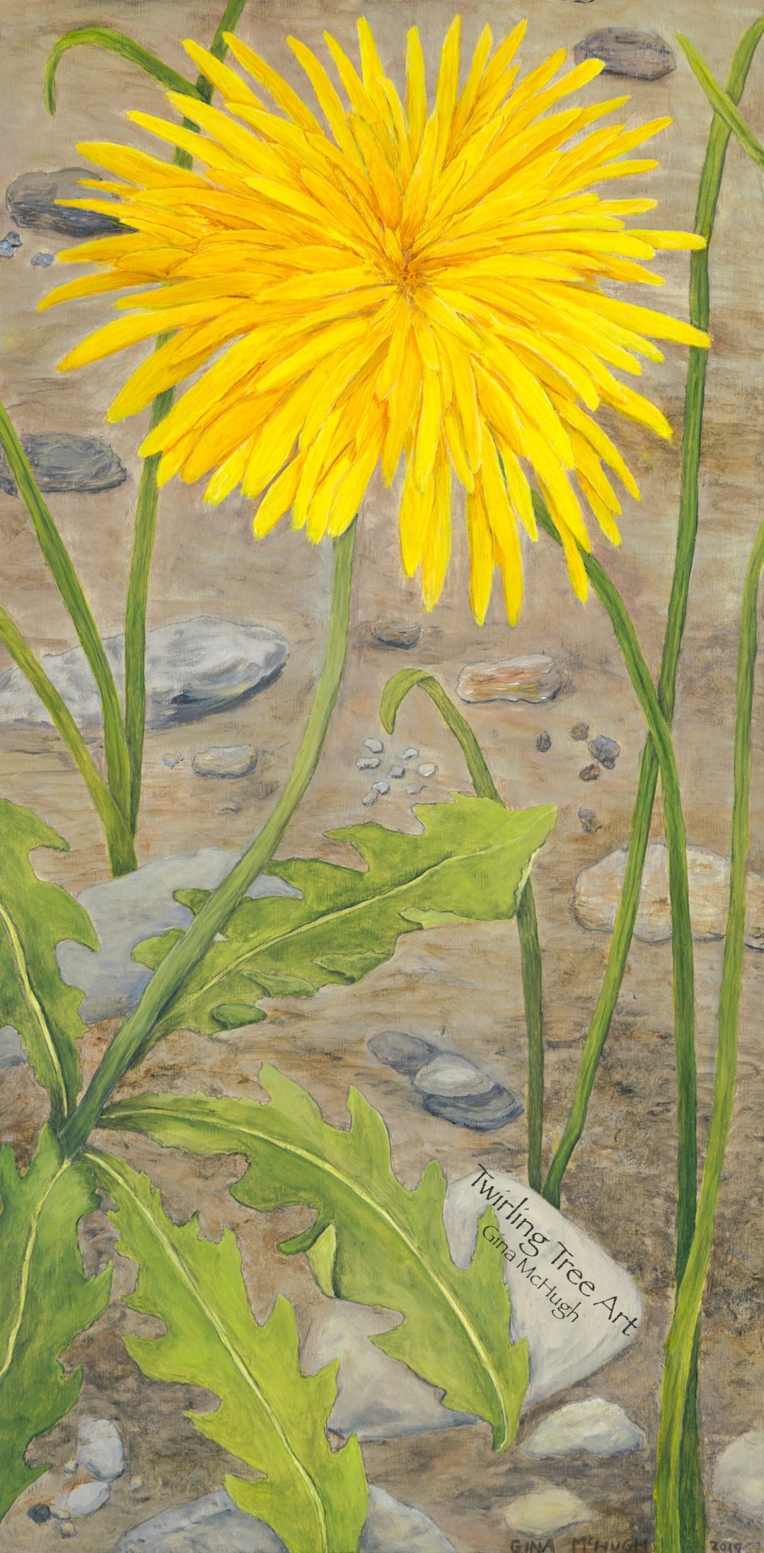 Dandelion Botanical Painting Art Print, Dandelion Wall Art - Etsy