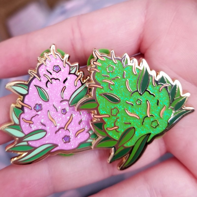 Weed Enamel Pin - Etsy