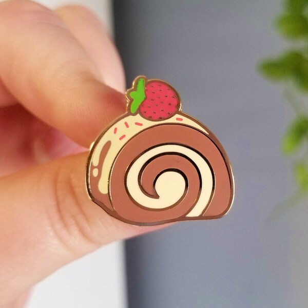 Cake Enamel Pin - Etsy
