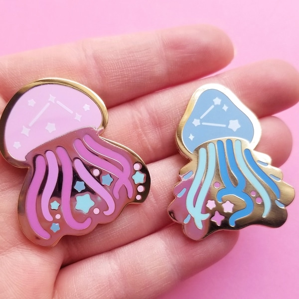 Jellyfish Pin - Etsy