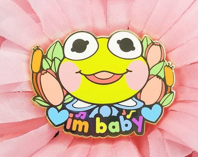 Baby Kermit Enamel Pin Kermie Pin Kawaii Enamel Pin Cute | Etsy