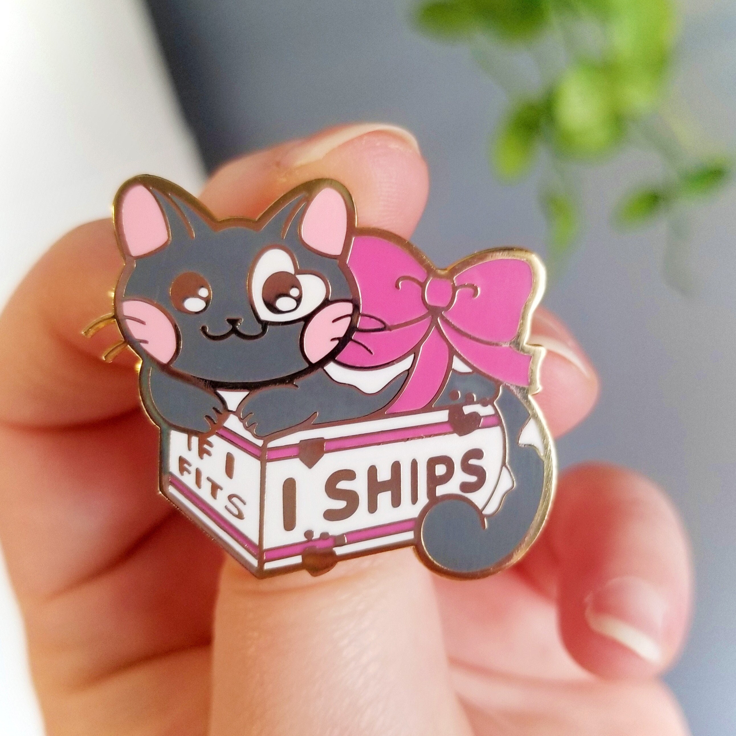 Save the USPS Enamel Pins Stamp Cat Vote Cat Box Cat | Etsy