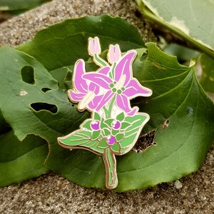 Witch's Garden - Lovely Nightshade - Witchy Hard Enamel Pin - Nature ...