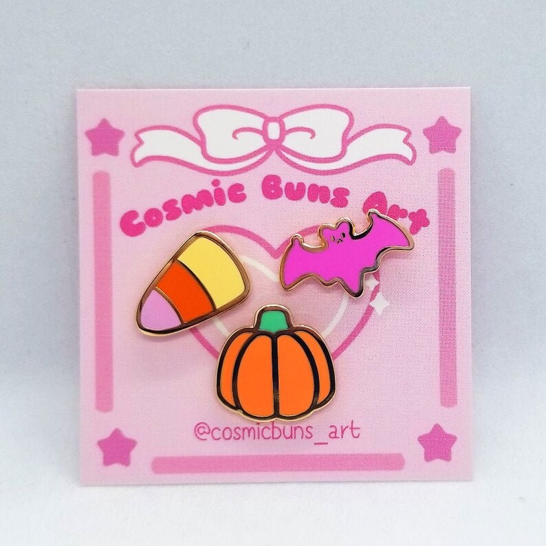 Halloween Enamel Pins Spooky Candy Pin Set Lollipops and - Etsy