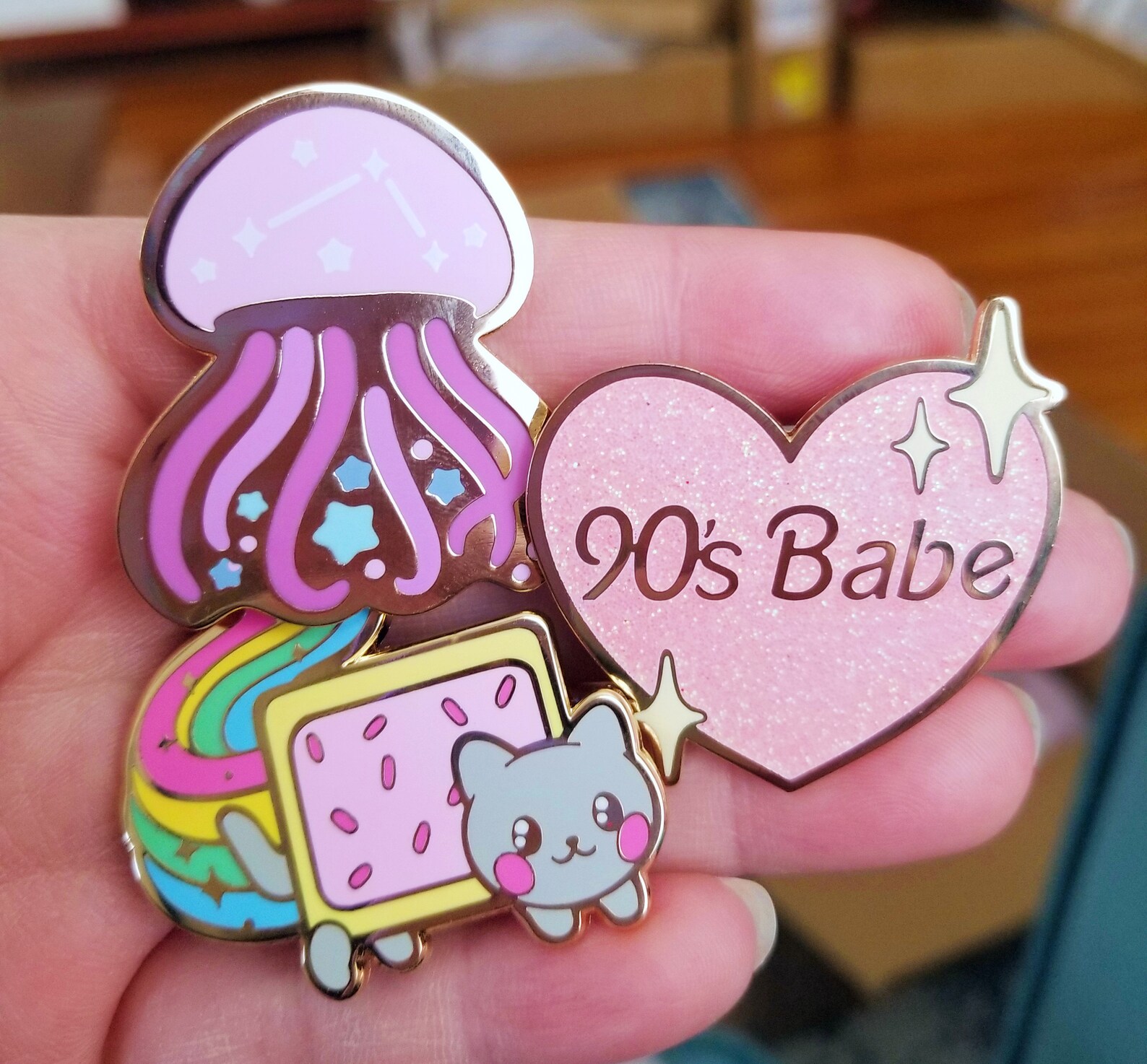 Stellar Jellies Enamel Pin Jellyfish Pin Cute Space Pin - Etsy